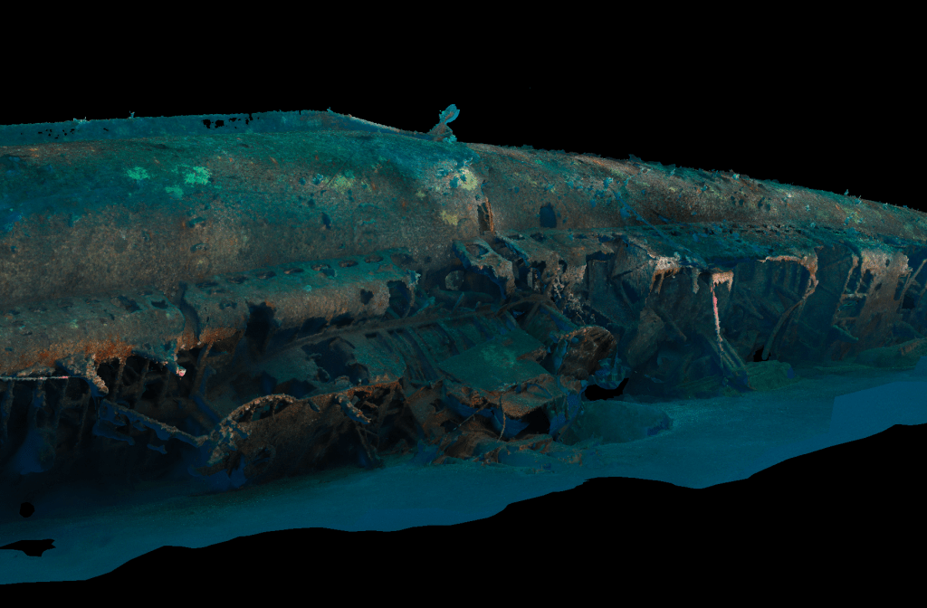 USS Moray (SS-300) Photogrammetry Model – Wrecked in my rEvo